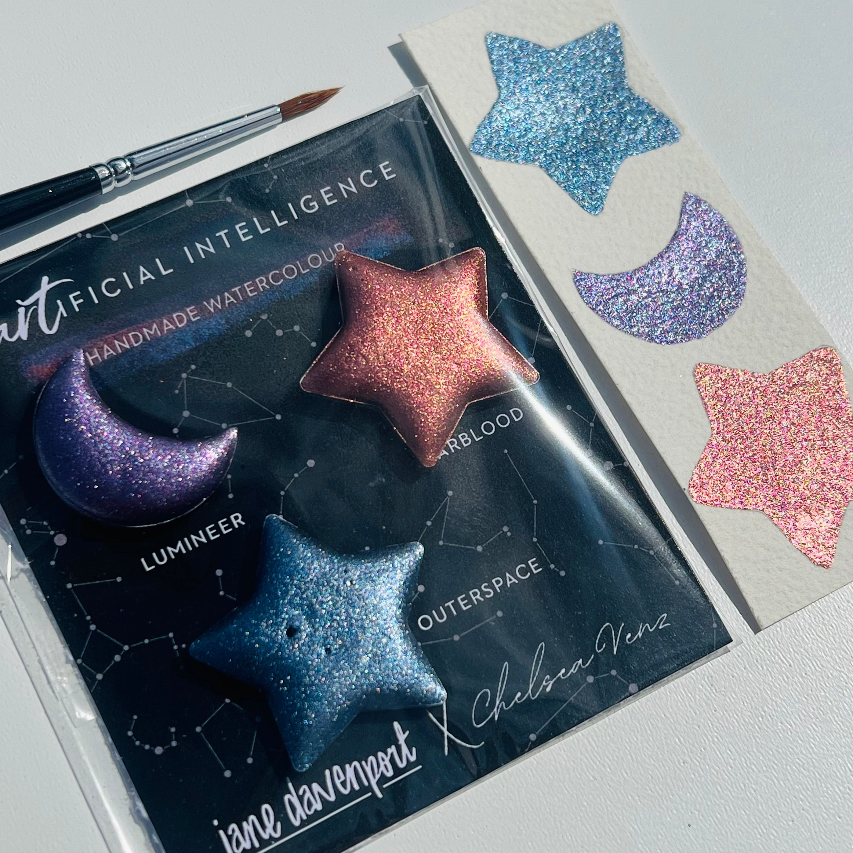 ARTificial Intelligence Chrome Watercolour Set x Jane Davenport Collab ...
